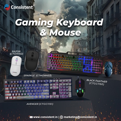 Consistent Introduces New Range of Gaming Keyboards and Mice for Work ...